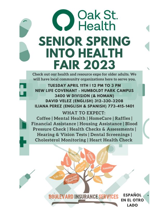 Senior Spring Into Health Fair 2023 Hosted By Oak Street Health ...