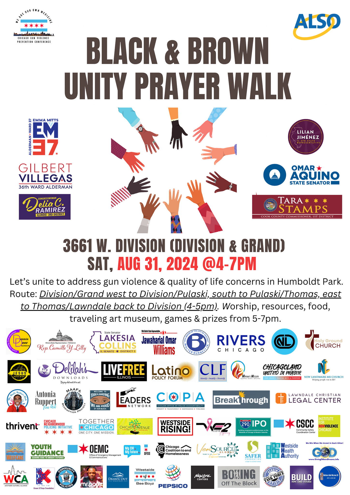 Black & Brown Unity Prayer Walk - Civilian Office of Police Accountability